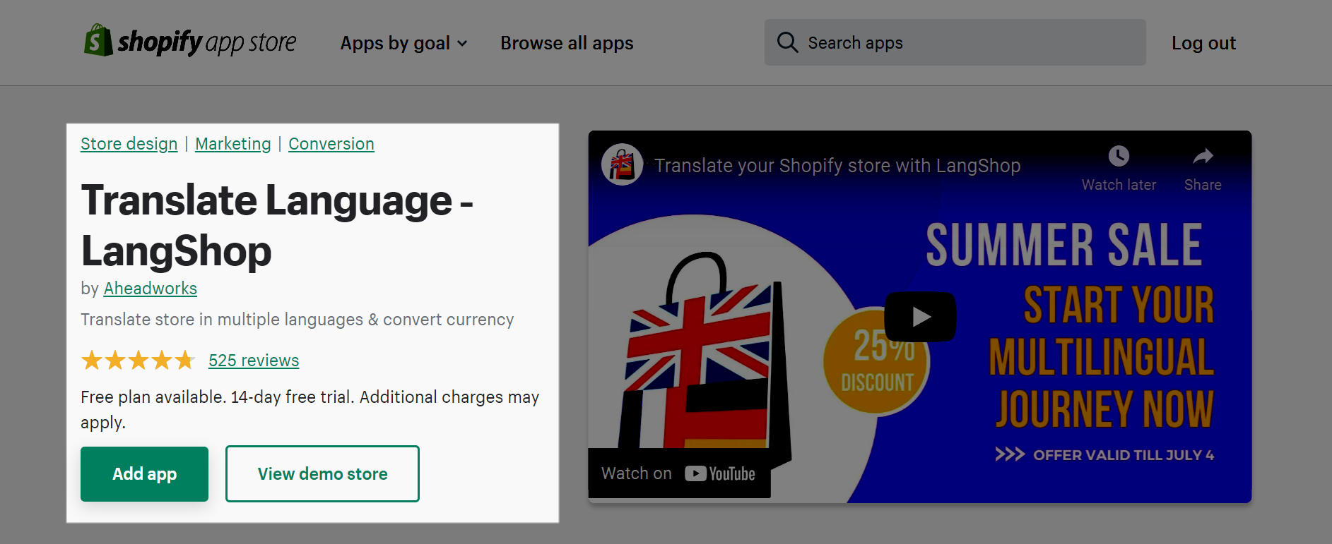 Translate EComposer Pages using third-party apps | EComposer Landing ...