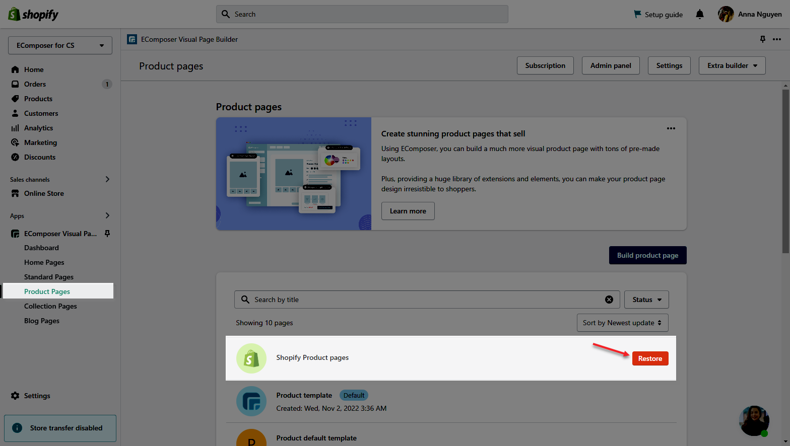 How To create a Product Template? | EComposer Landing Page Builder