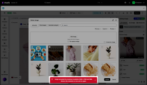 How to solve the error when uploading images that exceed the allowed resolution? | EComposer ...