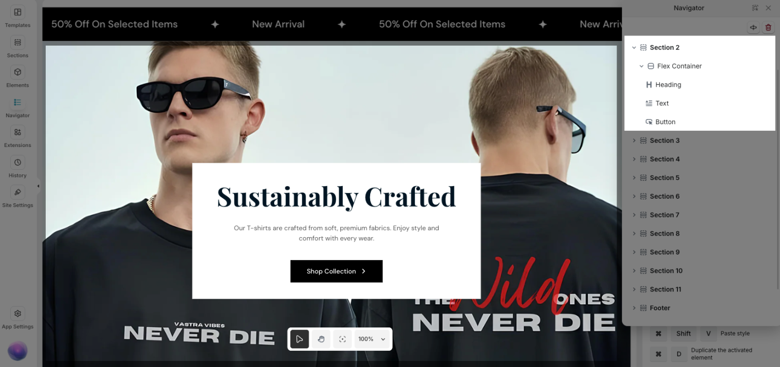 Layout with Flexbox in EComposer | EComposer Landing Page Builder